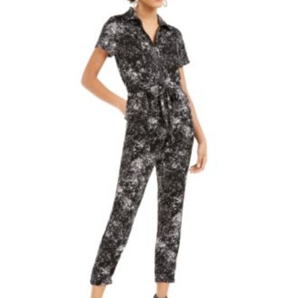 Bar III | Pants & Jumpsuits | Nwt Bar Iii Black And White Abstract ...